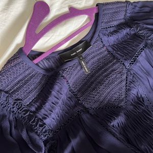 Isabel Marant | Dresses | Isabel Marant Purple Silk Mini Dress | Poshmark